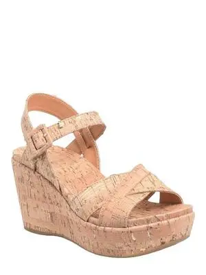 Kork-Ease® Ava 2.0 Platform Wedge Sandal - Cork