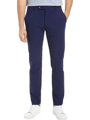 Zanella Zanella Active Stretch Flat Front Trousers Blue
