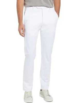 Zanella Active Stretch Flat Front Trousers - White