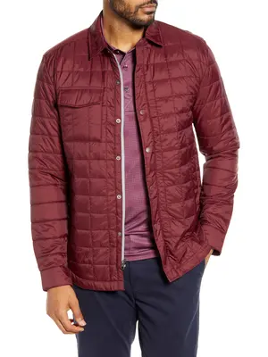 Cutter & Buck Cutter & Buck Rainier PrimaLoft Shirt Jacket Bordeaux