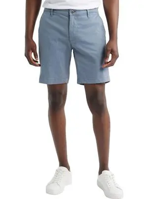Ag Wanderer 8.5-inch Stretch Cotton Chino Shorts - Blue Ice