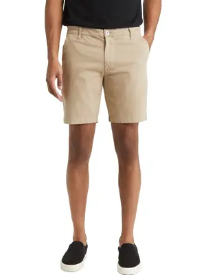 Ag AG Wanderer 8.5-Inch Stretch Cotton Chino Shorts Dry Dust