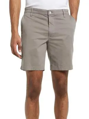 Ag AG Wanderer 8.5-Inch Stretch Cotton Chino Shorts Light Sterling