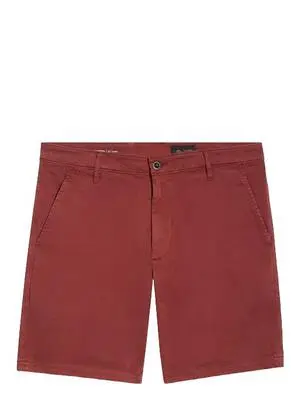 Ag Wanderer 8.5-inch Stretch Cotton Chino Shorts - Sulfur Adobe Clay