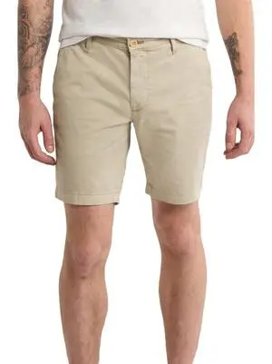 Ag Wanderer 8.5-inch Stretch Cotton Chino Shorts - Sulfur Desert Dune