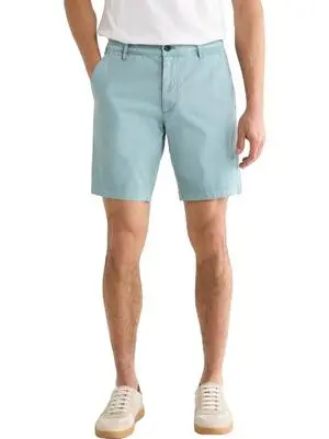 Ag Wanderer 8.5-inch Stretch Cotton Chino Shorts - Sulfur Smokey Blue