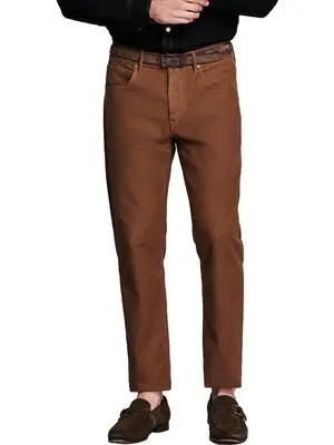 Billy Reid Billy Reid Moleskin Five-Pocket Pants Tobacco