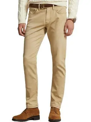 Polo Ralph Lauren Sullivan Slim Fit Five-pocket Pants - Khaki Hill
