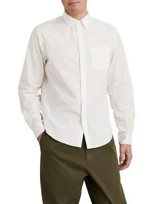 ALEX MILL Standard Button-down Shirt White