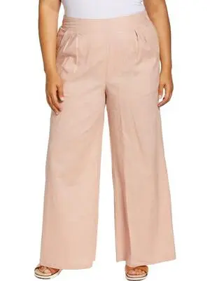 STANDARDS & PRACTICES Cici Wide Leg Pants - Peach