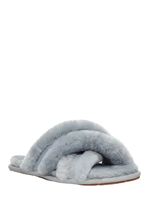 UGG Shearling Slide Slipper Ash Fog