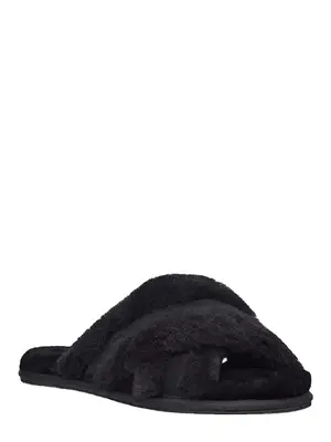 UGG Shearling Slide Slipper Black