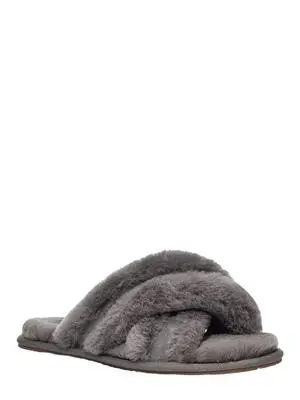 UGG Shearling Slide Slipper - Charcoal