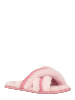 UGG Shearling Slide Slipper Horizon Pink