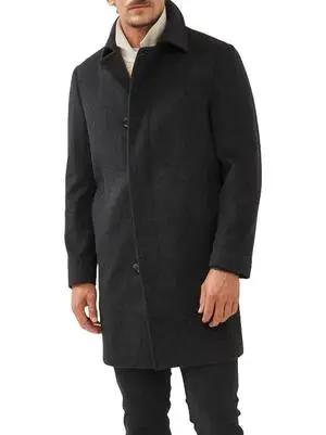 Rodd & Gunn Archers' Wool-blend Overcoat - Granite