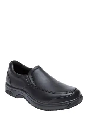 Dunham Battery Park Waterproof Slip-on - Black Leather