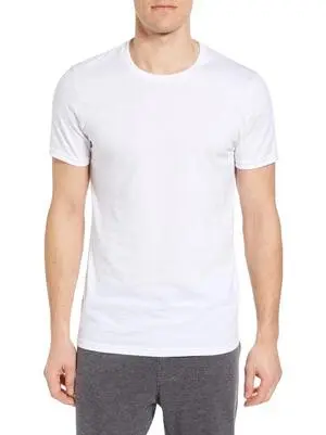 Nordstrom 4-pack Trim Fit Supima® Cotton Crewneck T-shirt - White