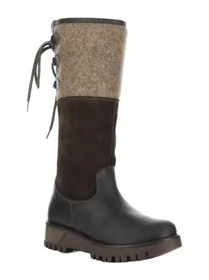 BOS. & CO. Bos. & Co. Goose Primaloft® Mid Calf Boot Dk Brown/coffee Sadd