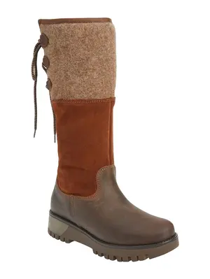 BOS. & CO. Bos. & Co. Goose Primaloft® Mid Calf Boot Espresso/ Espresso Leather