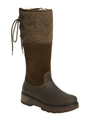 BOS. & CO. Bos. & Co. Goose Primaloft® Mid Calf Boot Olive Leather