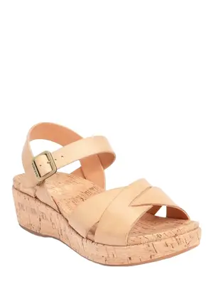 Kork-Ease® Kork-Ease® Myrna 2.0 Wedge Sandal Natural Leather