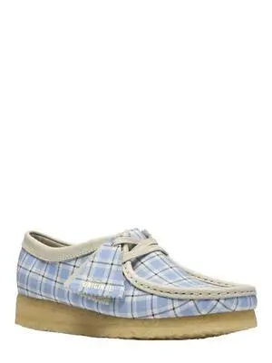Clarks Clarks Wallabee Chukka Blue Check