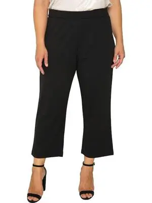 STANDARDS & PRACTICES High Waisted Crepe Pants - Black