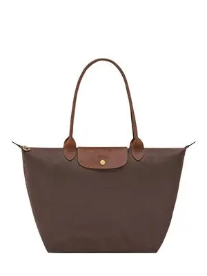 Longchamp Large Le Pliage Tote - Mocha