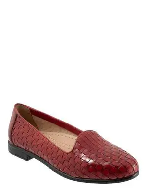 Trotters Liz Slip-on Loafer - Red Calfsk