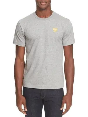 Play Comme Des Garcon Crewneck T-shirt - Top Grey 3