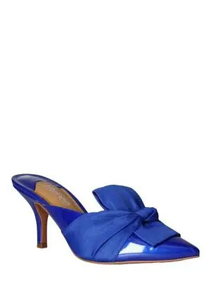 J. Reneé J. Reneé Mianna Kitten Heel Mules Cobalt Patent