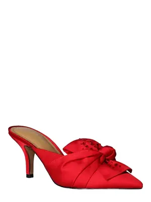 J. Reneé J. Reneé Mianna Kitten Heel Mules Red