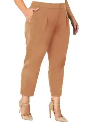 STANDARDS & PRACTICES Sabrina Narrow Leg Trousers - Tan