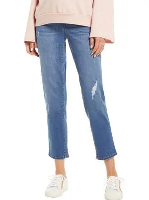 1822 Denim Re:denim Over-the-bump Ankle Maternity Jeans - Nola