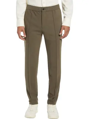 Theory Theory Curtis Pintuck Precision Trousers Dark Moss