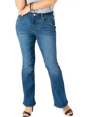 SLINK JEANS High-Rise Bootcut Jeans