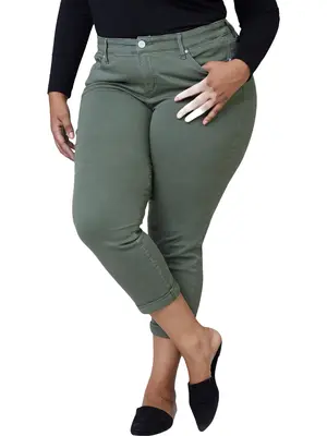 SLINK JEANS SLINK Jeans Ankle Boyfriend Jeans Pine