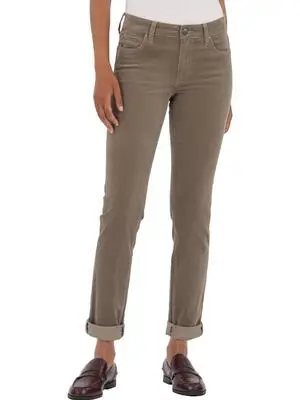 Kut From The Kloth Catherine Corduroy Boyfriend Pants - Rosemary
