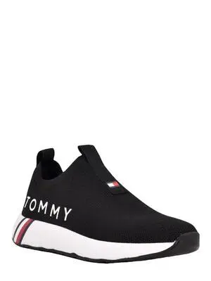 Tommy Hilfiger Aliah Knit Sneakers - Black
