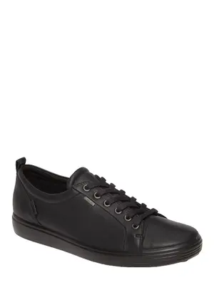 Ecco Soft 7 GORE-TEX® Waterproof Sneaker Black Leather