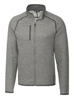 Cutter & Buck Cutter & Buck Mainsail Sweater Knit Full Zip Jacket Polished Heather