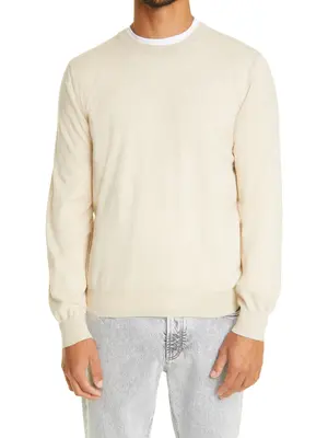 Brunello Cucinelli Brunello Cucinelli Cashmere Crewneck Sweater Sand