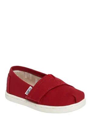 Toms TOMS Alpargata 2.0 Slip-On Red Canvas