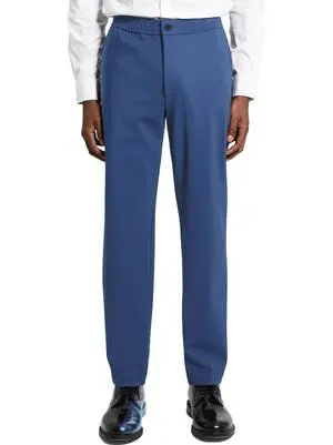 Theory Mayer Precision Ponte Knit Trousers - Deep Atlantic