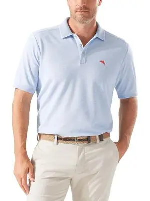 Tommy Bahama Emfielder 2.0 Islandzone® Performance Polo - Light Sky Heather