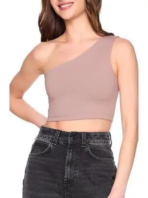Susana Monaco Susana Monaco One-Shoulder Cropped Top Coco