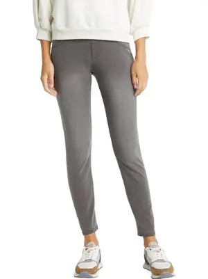 Hue Game Changing Seamless Denim Leggings - Grey Wash