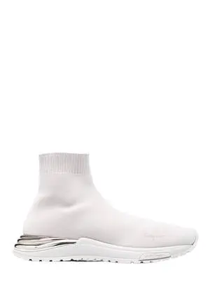 FERRAGAMO Ankle Sock Sneakers - Grey