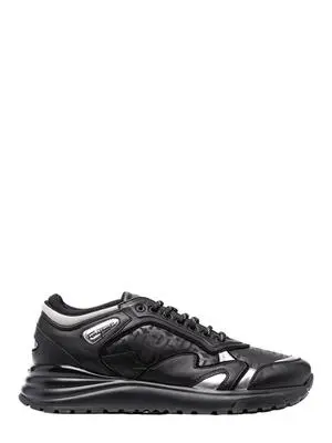FERRAGAMO Gancini Rainbow Low-top Sneakers - Black