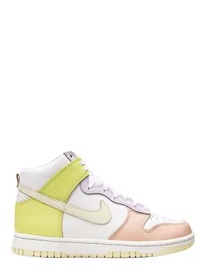 Nike Dunk High Lemon Twist Sneakers - White